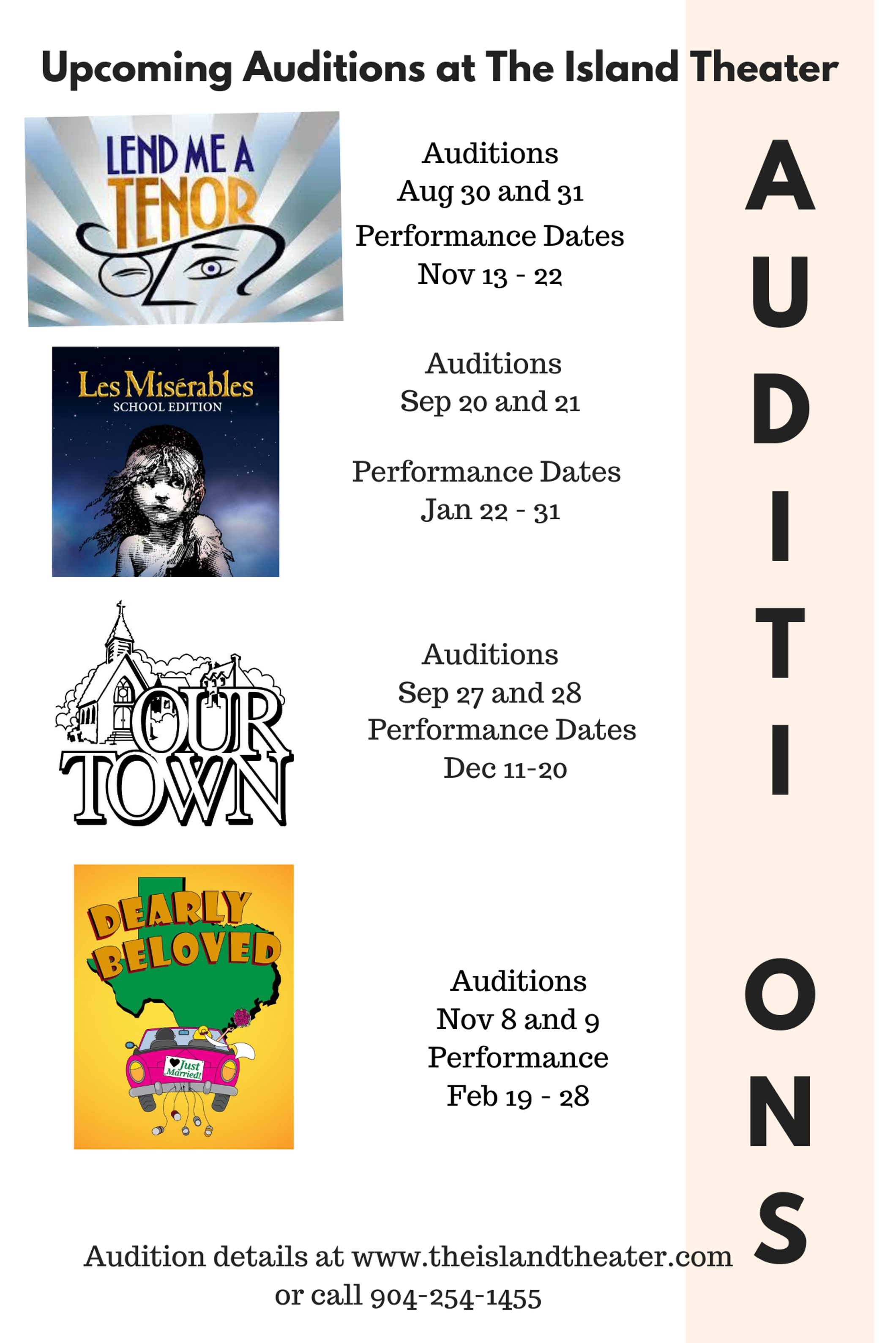 A Chorus Line at The Fleming Island Theater Incorporated - Performances ...