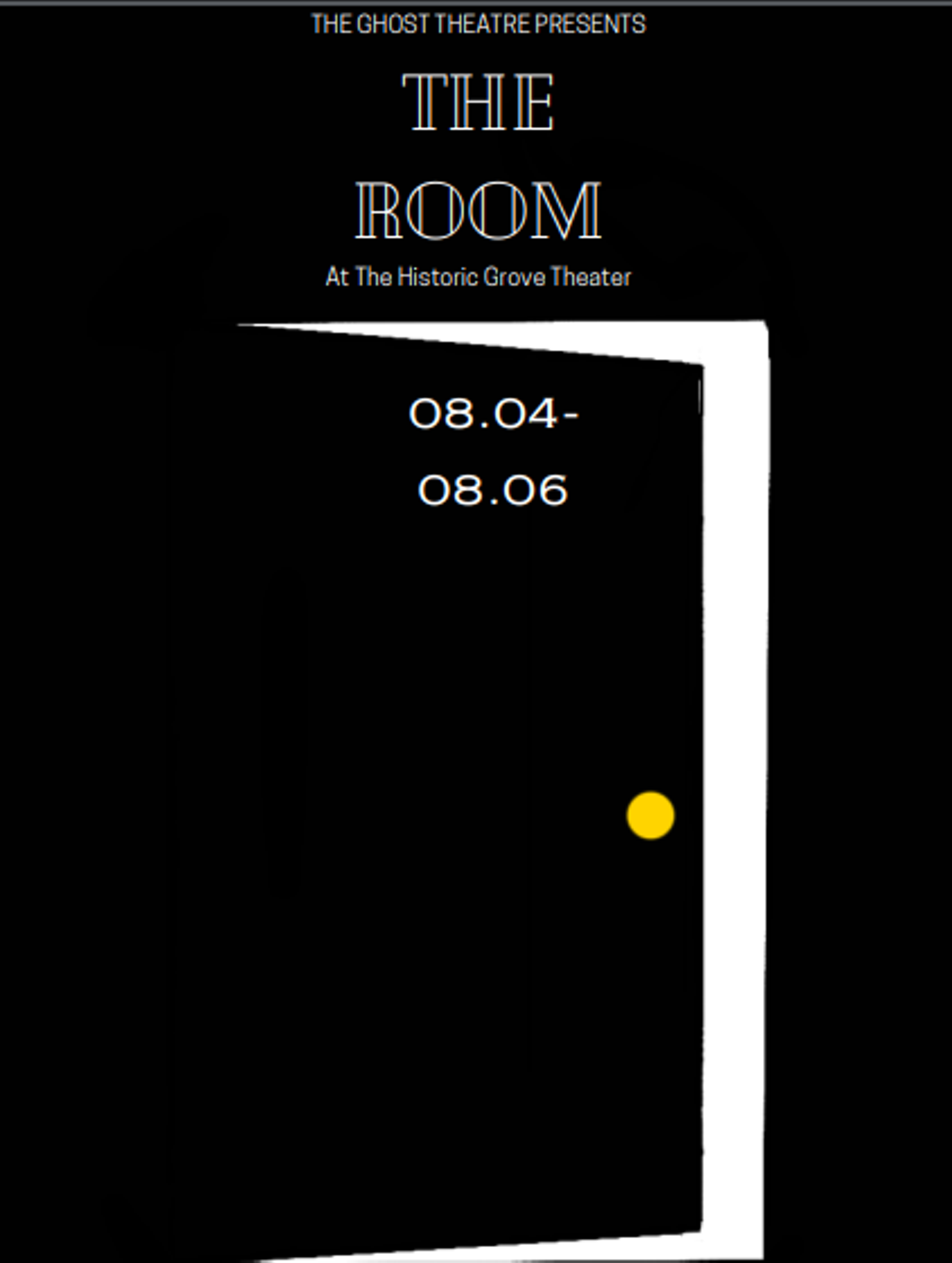 The Room at The Ghost Theatre - Performances August 4, 2023 to August 6 ...