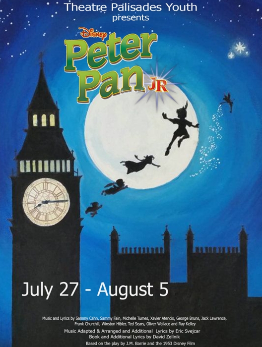 Disney's Peter Pan, Jr. at Theatre Palisades Youth - Performances July ...