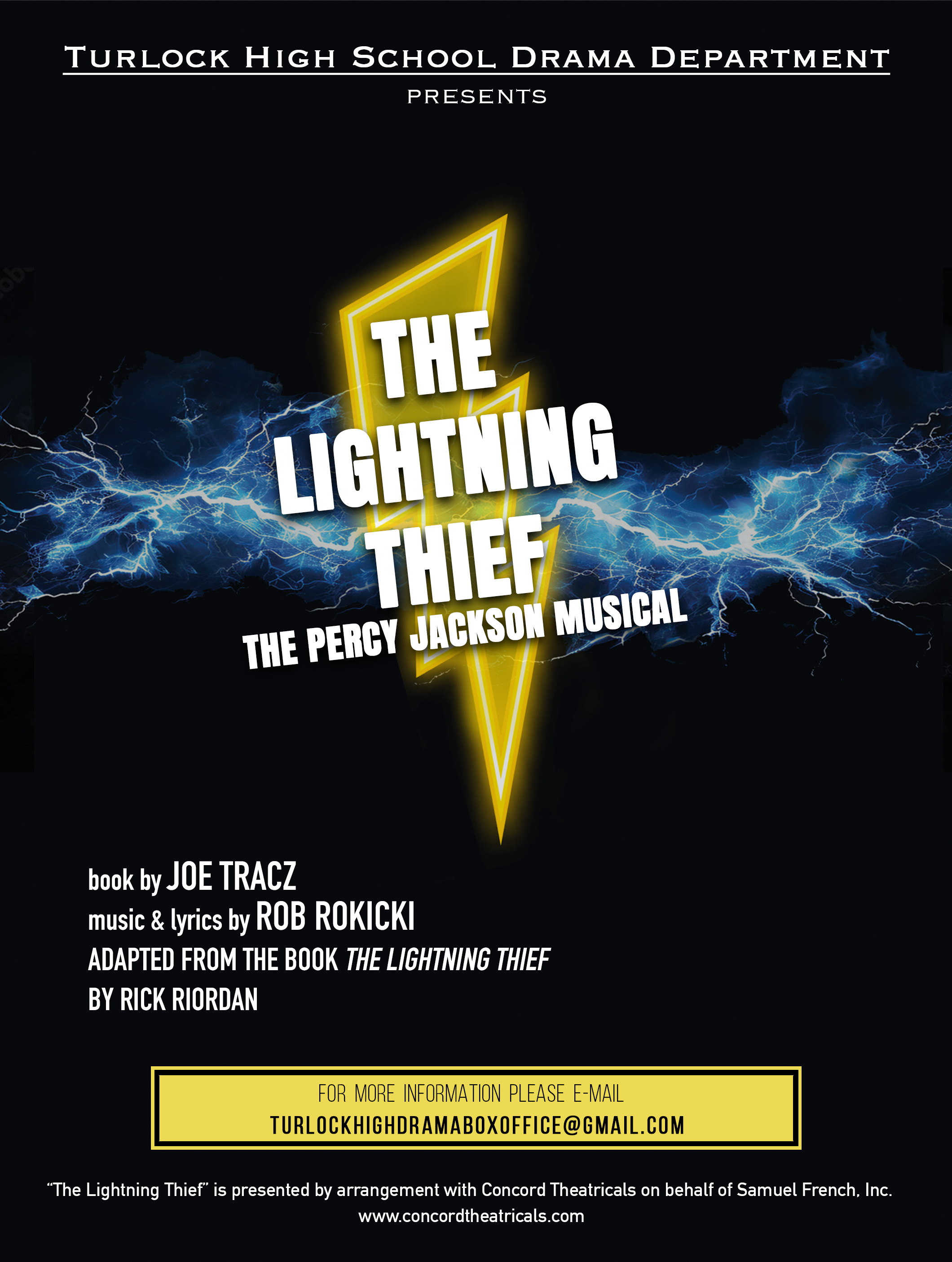 The Lightning Thief at Turlock High School Drama - Performances April 3 ...