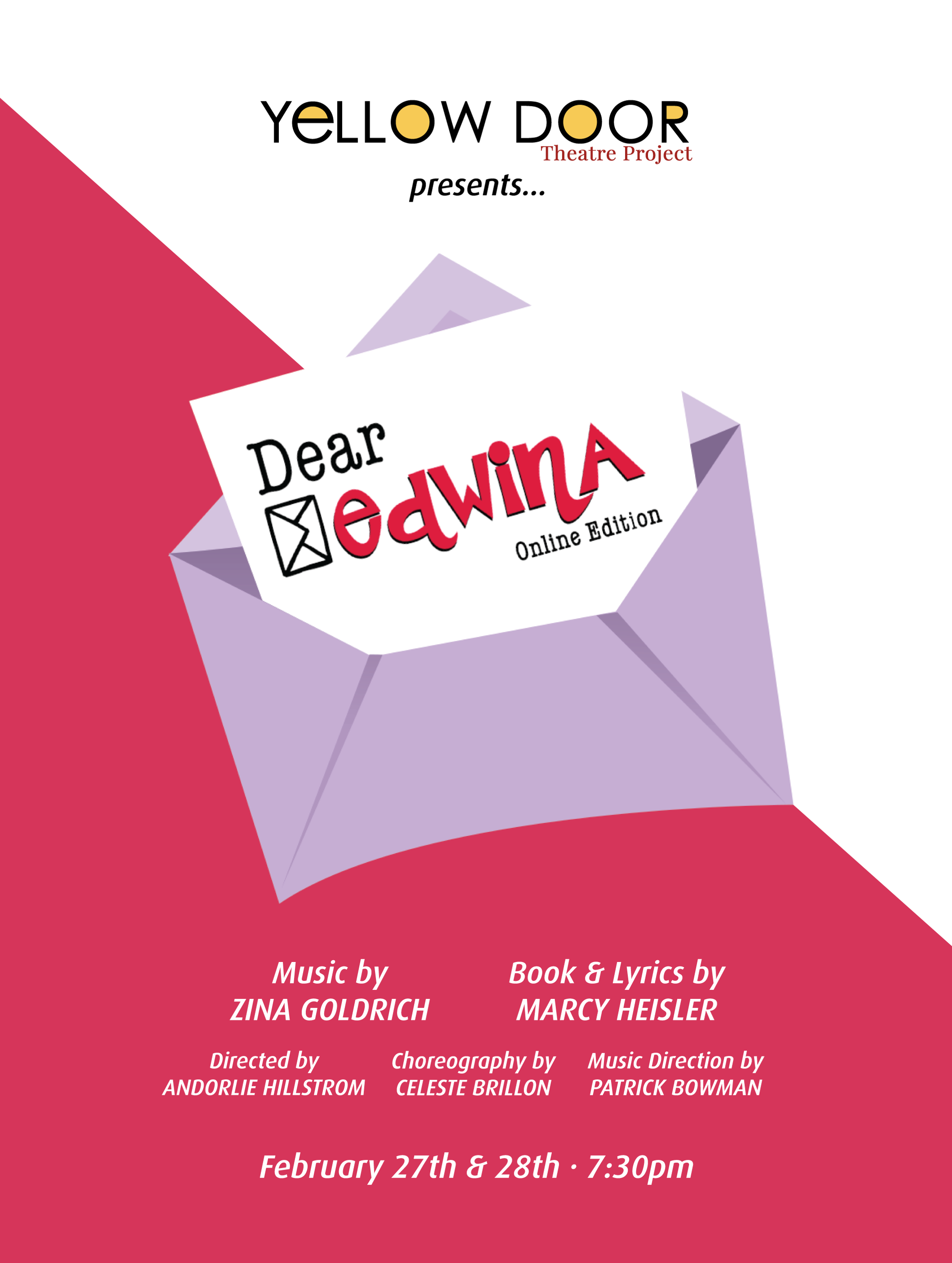 Dear Edwina - Online Edition at Yellow Door Theatre Project ...