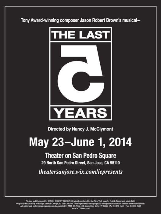 The Last Five Years at i.e.Presents - Performances May 23, 2014 to June ...